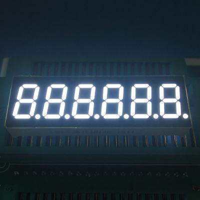 China 6 Digit 9.2mm Ultra Bright White 7 Segment LED Display Common Cathode for Digital Countdown Timer for sale