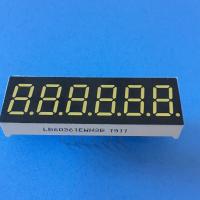 China 6 Digit 9.2mm Ultra Bright White 7 Segment LED Display Common Cathode for Digital Countdown Timer for sale