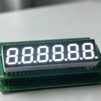 China 6 Digit 9.2mm Ultra Bright White 7 Segment LED Display Common Cathode for Digital Countdown Timer for sale