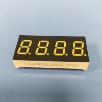 China 0.4-inch 4-Digit 7 Segment Ultra Bright White Common Cathode LED Display for Instrument Panel for sale