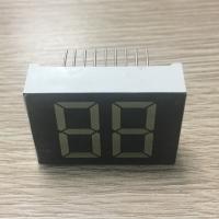China Ultra Bright White 20mm 2 Digit Common Cathode 7 Segment LED Display for Digital Water Heater for sale
