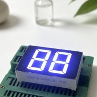 China Ultra Bright White 20mm 2 Digit Common Cathode 7 Segment LED Display for Digital Water Heater for sale
