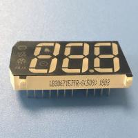 China Green/Yellow/Red Triple Digit 7 Segment LED Display Common Cathode for Refrigerator Indicator for sale