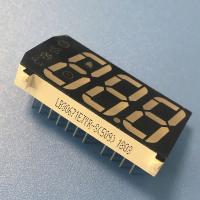 China Green/Yellow/Red Triple Digit 7 Segment LED Display Common Cathode for Refrigerator Indicator for sale