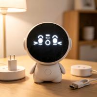 China 120mcd Round Led Display 0.4 Inch Digit Ultra White For Virtual Pet Robot for sale