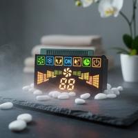 China Customized multicolour 7 Segment LED Display for air conditioner control for sale
