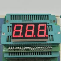 China 14.2mm 3 digit 7 Segment Ultra Bright Red Common Anode LED Display  for Temperature Controller for sale