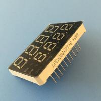 China Red/Green/Yellow 4 Digit Dual Line 7 Segment LED Display Common Anode for Temperarture Control for sale