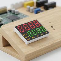 China Red/Green/Yellow 4 Digit Dual Line 7 Segment LED Display Common Anode for Temperarture Control for sale