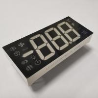 China Ultra Bright Blue 0.67-inch 3 Digit 7 Segment LED Display for Refrigeration Control Panel for sale
