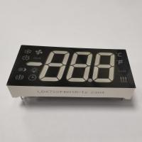China Ultra Bright Blue 0.67-inch 3 Digit 7 Segment LED Display for Refrigeration Control Panel for sale