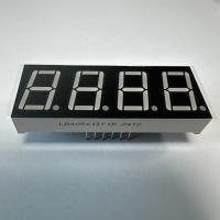China Ultra Bright Amber 4 Digit 14.2mm 7 Segment LED Display Common Anode For Temperature Control for sale