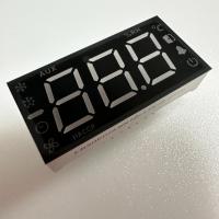 China Customized Ultra Bright White 3 Digit 7 Segment LED Display Common Cathode with Minus Sign for Temperature Control for sale
