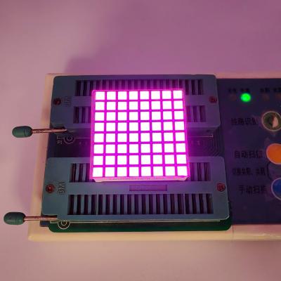 China Ultra Bright Pink 8x8 Dot Matrix LED Display for Elevators for sale