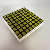 China Ultra Bright White 8*8 Square Dot Matrix LED Display for Canbus Clock Display for sale
