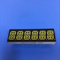 China Ultra Bright White 0.39 inch 6 Digit 14 Segment Alphanumeric LED Display Common Anode for Instrument Panel  for sale