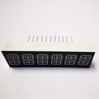 China Ultra Bright Red 10mm 6 Digit 14 Segment Alphanumeric LED Display Common Cathode for Taximeter for sale