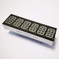 China Ultra Bright Red 10mm 6 Digit 14 Segment Alphanumeric LED Display Common Cathode for Taximeter for sale