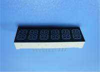 China Custom Super Bright Green 0.39 inch 6 Digit 14 Segment LED Display Common Anode for Instrument Panel for sale
