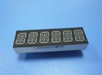 China Custom Super Bright Green 0.39 inch 6 Digit 14 Segment LED Display Common Anode for Instrument Panel for sale