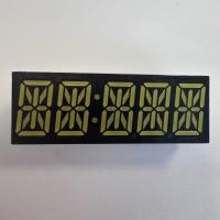 China Ultra Bright White 5 Digit Alphanumeric 14 Segment LED Display 13.8mm for sale