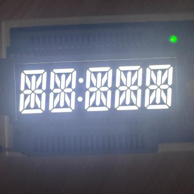 China Ultra Bright White 5 Digit Alphanumeric 14 Segment LED Display 13.8mm for sale