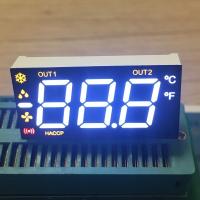 China Triple Digit 7 Segment LED Display for Refrigerator - 12.7mm Height, 38.5x19x8mm Package with 90-Degree Pin Bending for sale