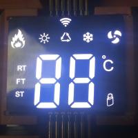 China Ultra Thin 4mm SMD White 7 Segment LED Display 47x38mm for Air Conditioner Temperature Controller for sale