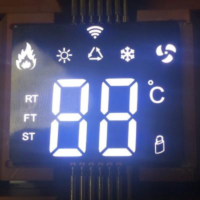 China Ultra Thin 4mm SMD White 7 Segment LED Display 47x38mm for Air Conditioner Temperature Controller for sale