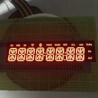 China 8-Digit 14-Segment Alphanumeric LED Display - 12mm Height 78×19mm Dimensions for Bluetooth Audio Applications for sale
