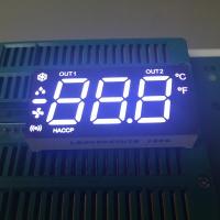 China Ultra White Common Cathode 7 Segment Display 12.7mm Height 80-100mcd for Refrigerator Indicators for sale
