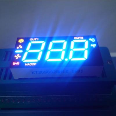 China Multiplexing Common Cathode Three Digit Seven Segment Led Display  Fast Heat Dissipation for sale