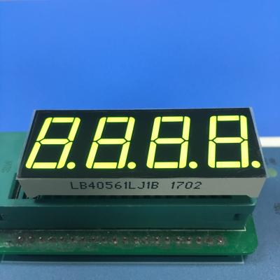 China Four Digit 7 Segment LED Display Small Current Drive High Efficiency Easy Assembly for sale