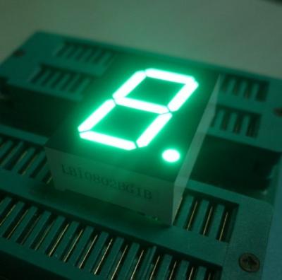 China High Brightness Single Digit 7 Segment LED Display  0.8 Inch Big Viewing Angle for sale