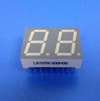 China RoHS Compliant 2 digit 7 Segment LED Display Common Anode Ultra Bright Easy Assembly for sale