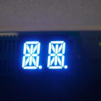 China Common Anode 2 Digit 14 Segment LED Display 0.54 Inch Super Bright Green 20mA 13.8mm Height for sale