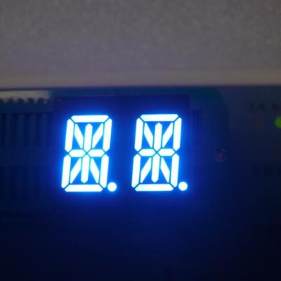 China Common Anode 2 Digit 14 Segment LED Display 0.54 Inch Super Bright Green 20mA 13.8mm Height for sale
