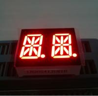China Common Anode 2 Digit 14 Segment LED Display 0.54 Inch Super Bright Green 20mA 13.8mm Height for sale