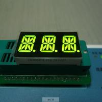 China Super Amber Triple Digit 14 Segment LED Display 0.56 Inch Alphanumeric for Digital Indicators - 37.9x22x8mm Package for sale