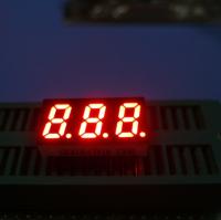 China Low Power Three Digit  7 Segment Display Wide Viewing Angle For Electronic Device for sale