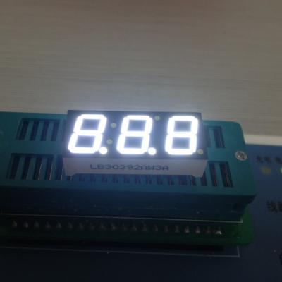 China Wide Viewing Angle Surface Mount 7 Segment LED Display Triple Digit Long Lifespan for sale