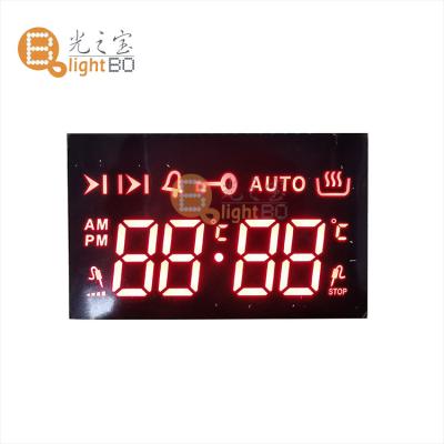 China 0.58 Inch 7 Segment LED Display - 14.6mm Height, +120℃ Max Temperature for Oven Timer Controls for sale