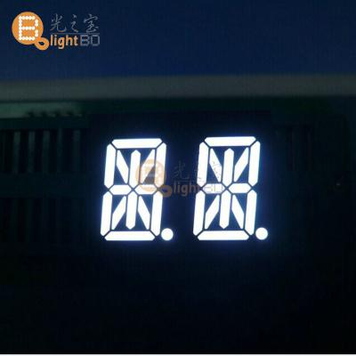 China 0.54 Inch Dual Digit 14 Segment Alphanumeric LED Display Common Anode -35°C to +85°C Operating Temperature for sale