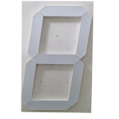 China Ultra Bright Red single digit  7 Segment LED Display Custom 20 Inch For Large Billboards for sale