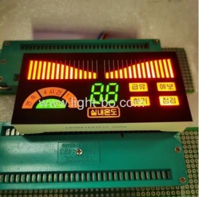 China Custom 80x41mm 3-Color 7-Segment LED Display for Air Conditioner Control Panels - RoHS Compliant for sale