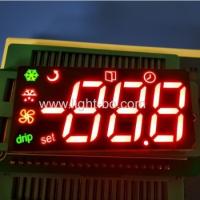 China Customized Triple Digit 7 Segment LED Display Module 45.2×21.5mm 16mm Height for Refrigerator Control Panels for sale