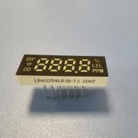 China Common Anode Ultra Bright Red 7 Segment LED Display Module 28*10*5mm for Harmful Gas Detector for sale