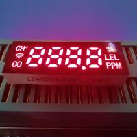 China Common Anode Ultra Bright Red 7 Segment LED Display Module 28*10*5mm for Harmful Gas Detector for sale