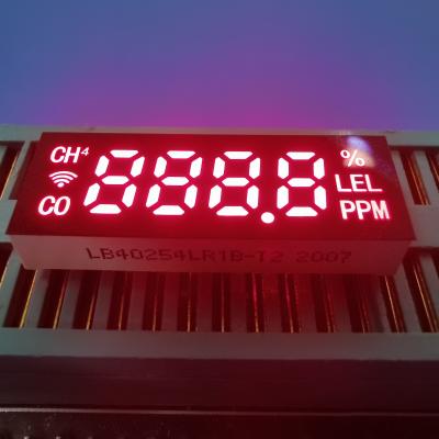 China Common Anode Ultra Bright Red 7 Segment LED Display Module 28*10*5mm for Harmful Gas Detector for sale