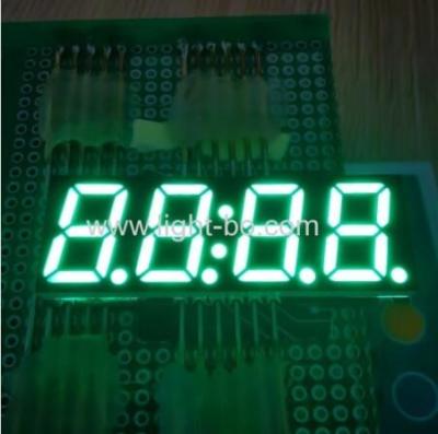China 6 Digit 7 Segment Alphanumeric LED Display Amber 0.36 Inch 63x19mm Common Cathode for sale